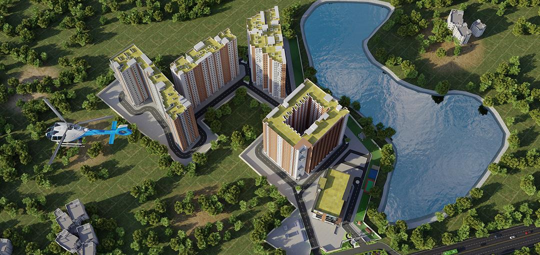 Buy Studio, 1 & 2 BHK Flats at VRX 360 | Vijay Raja Group